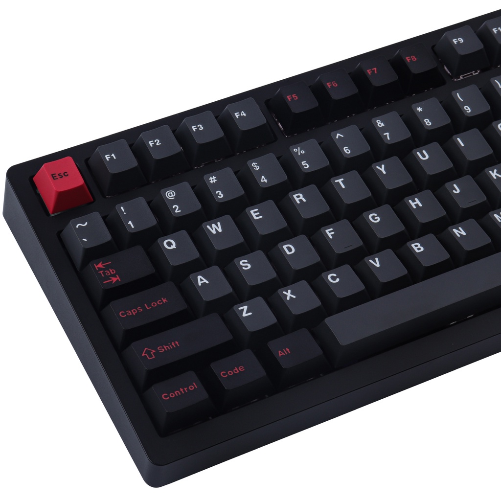 GMK Evil Dolch Keycaps 171 Keys ABS Double Shot Cherry Profile Keycaps ...