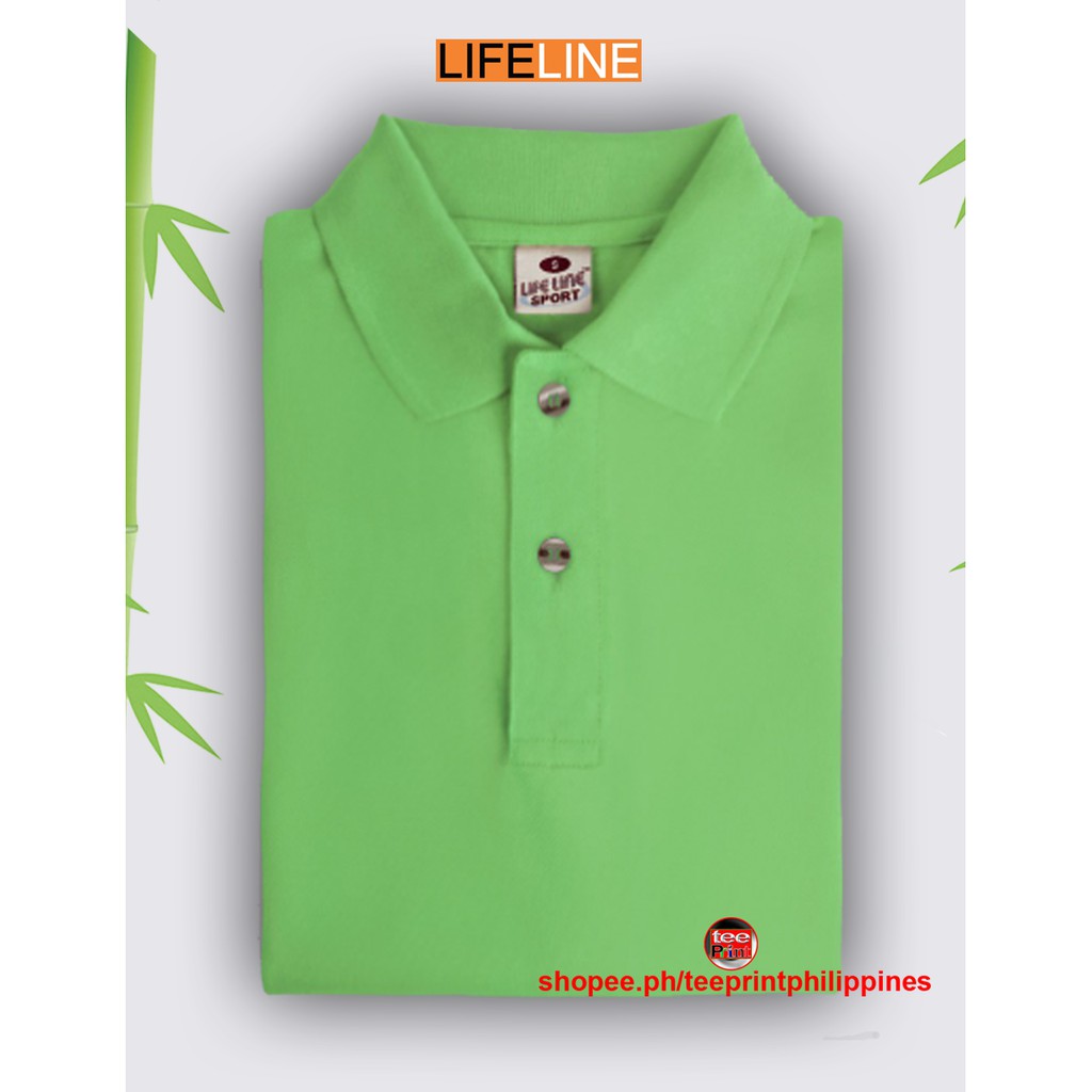 Lifeline Men's Polo Shirt (Avocado Green) | Shopee Philippines