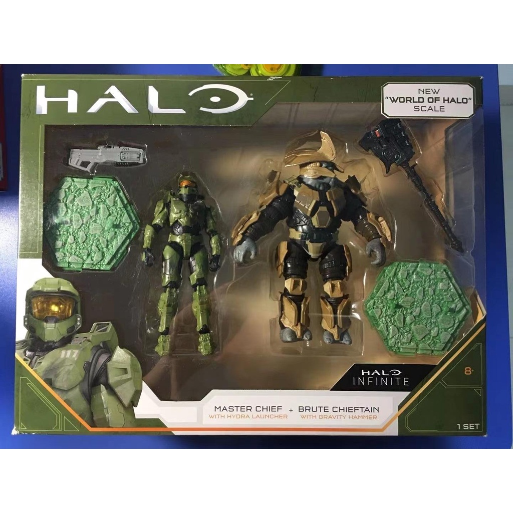 Jazwares WCT Halo halo 3.75 inch Master Chief VS Ghost Face Beast Chief ...