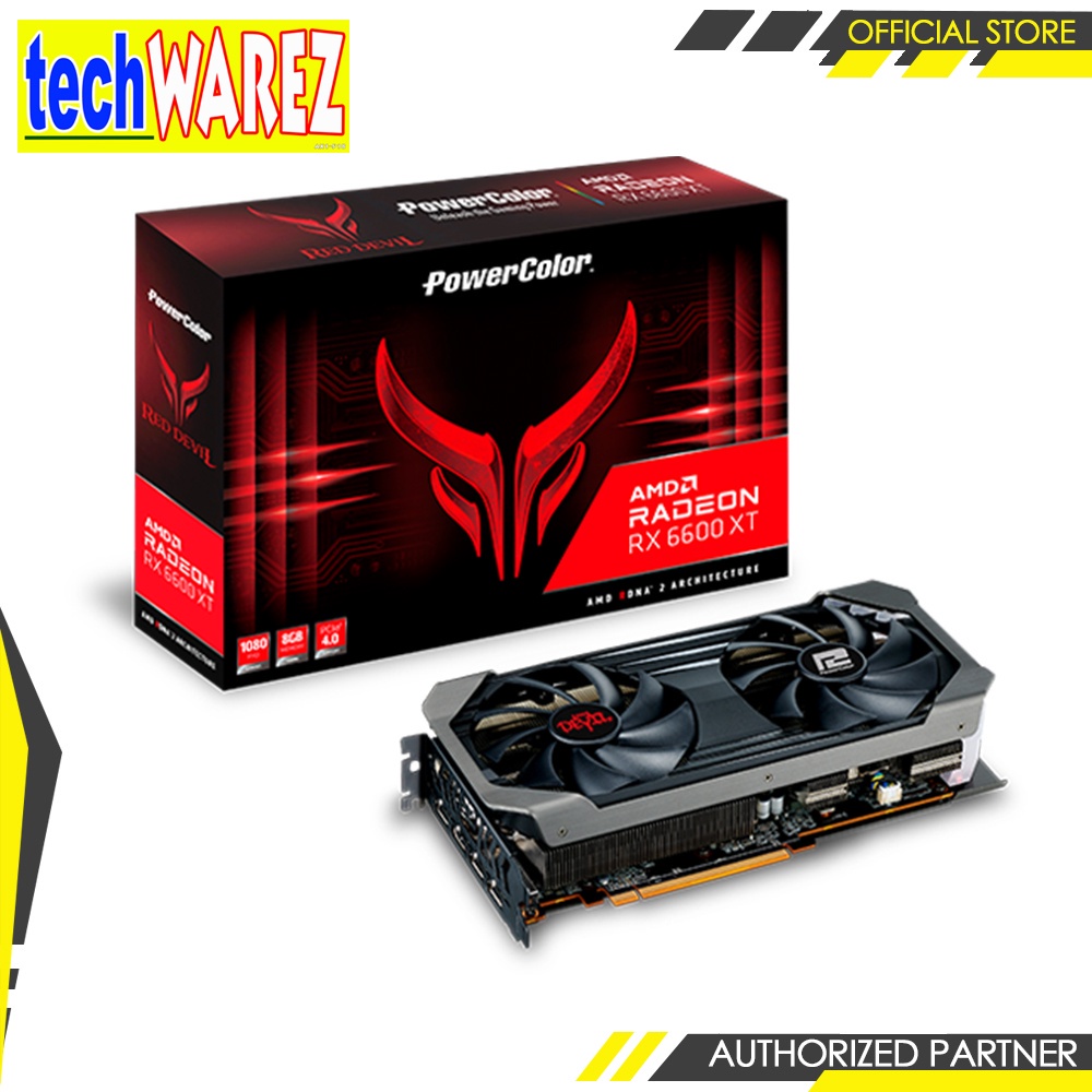 PowerColor Rx 6600 Xt Red Devil Graphics Card 8gb Gddr6 P/N Axrx 6600xt ...