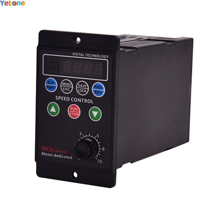 220 V single-phase input three-phase output motor drive frequency converter programmable motor ...