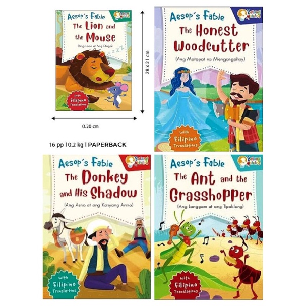 BATANG MATALINO - AESOP'S FABLES series 1 (English with Filipino ...