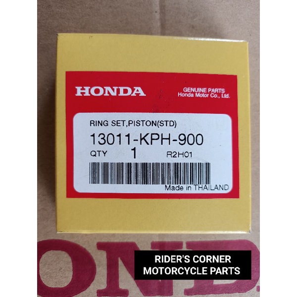 WAVE125 / XRM125 Piston Ring Set Std Standard 13011-KPH-900 Honda ...