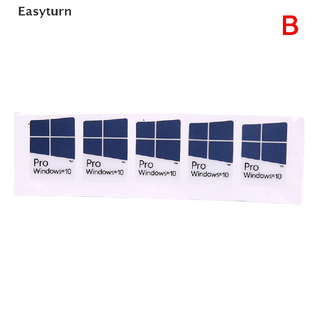 Easyturn 5pcs Notebook Desktop Computer Windows10 Sticker WIN10 PRO ...