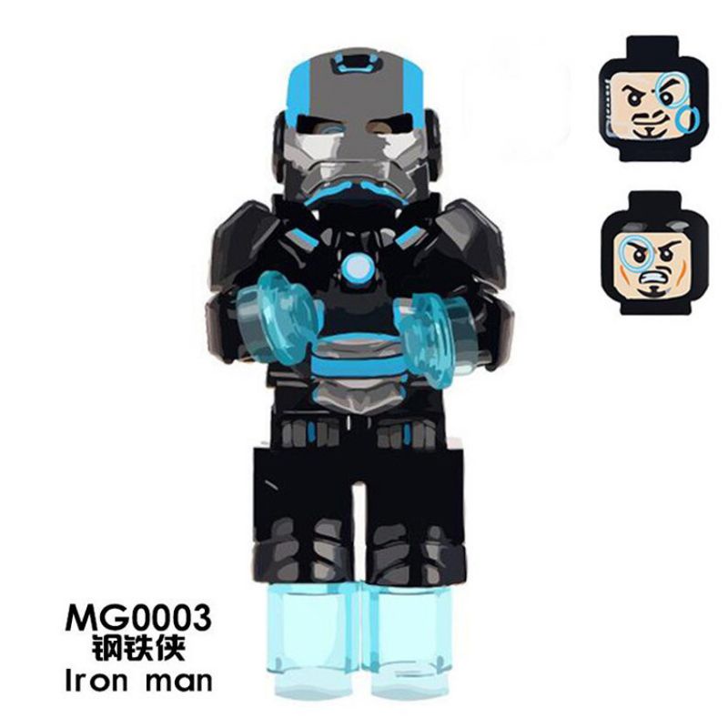 Ironman minifigure toy mg0003 iron man lego bootleg super hero avengers ...