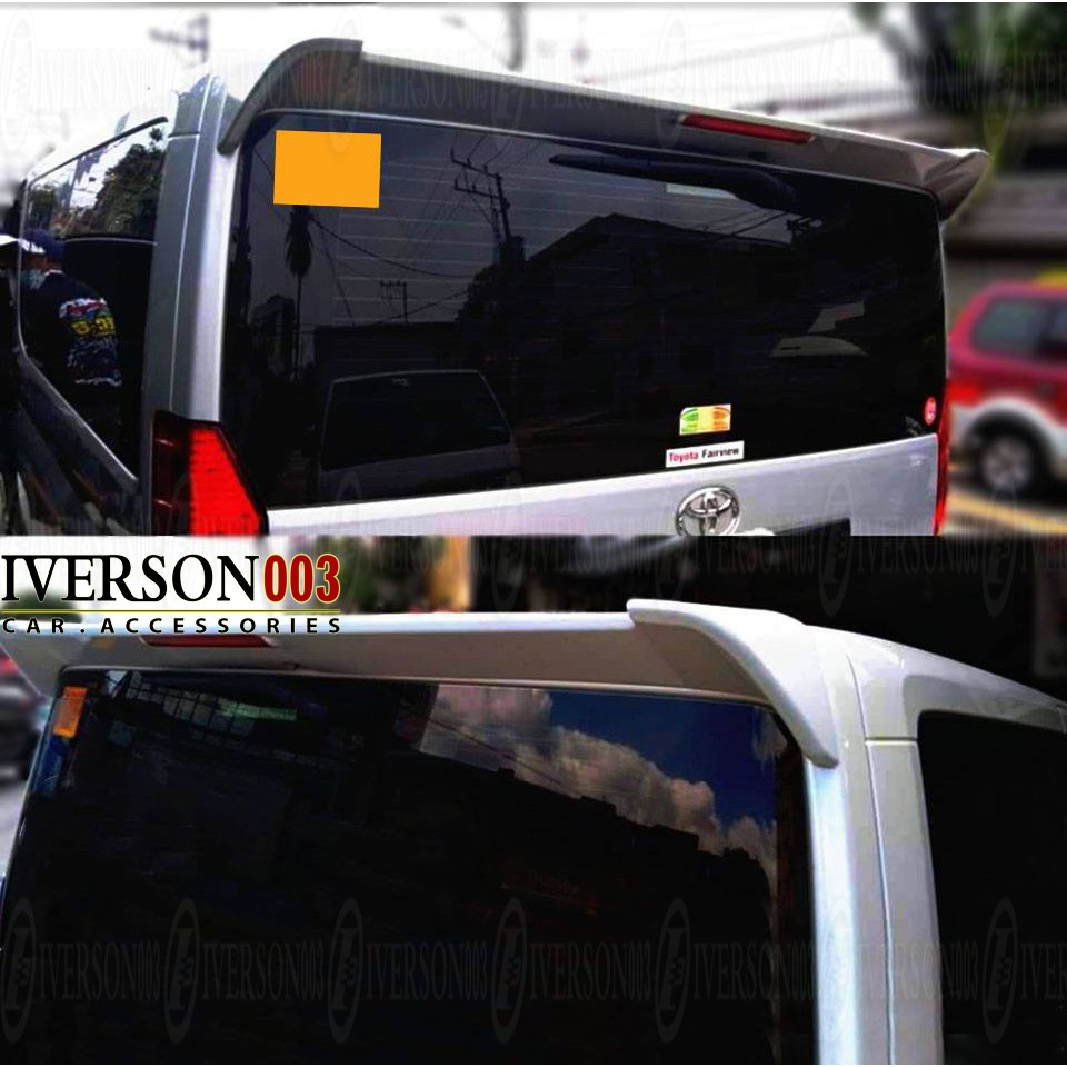 Hi ace 2019 to 2020 Spoiler for Toyota Hiace Commuter Deluxe | Shopee ...