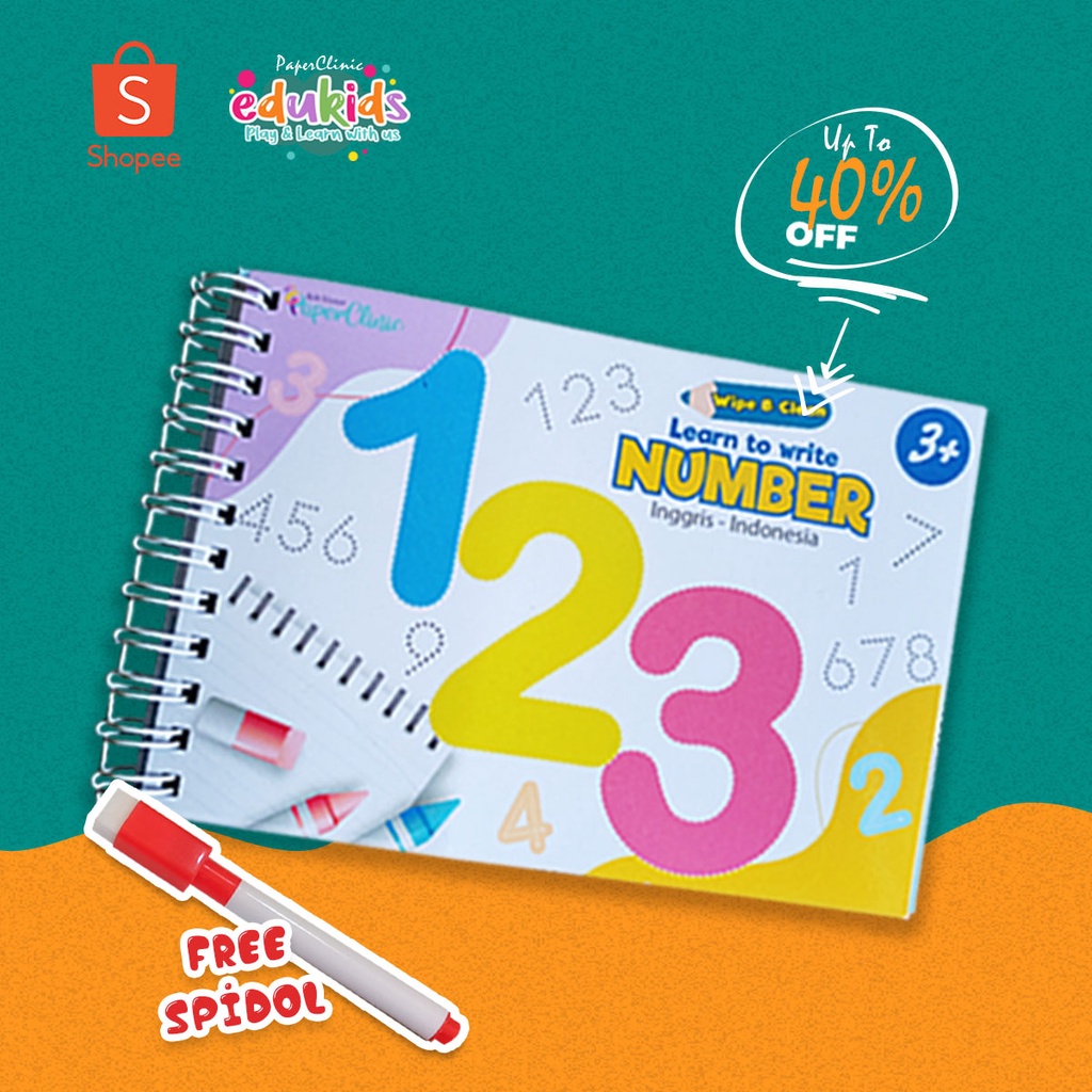 Children's Book Learning to Recognize Numbers for Kindergarten, PAUD ...