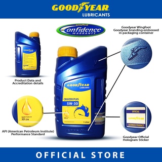 GOODYEAR Fully Synthetic CRUIZER PLUS 5W30 Gasoline Engine Oil (1 Liter ...