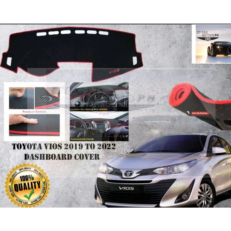 Dashboard cover for Toyota vios gen 4 2019 to 2022 | Shopee Philippines