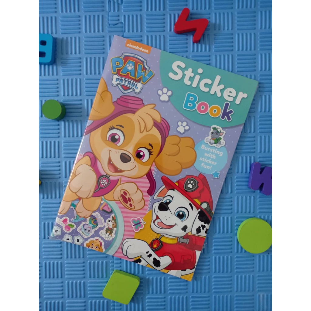 Paw Patrol Collection Sticker Books, Coloring, and StoryBooks | Shopee ...
