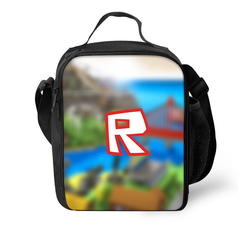 Roblox Large Package Lunchbox School Backpack Sling Bag Picnic Bag Meal ...