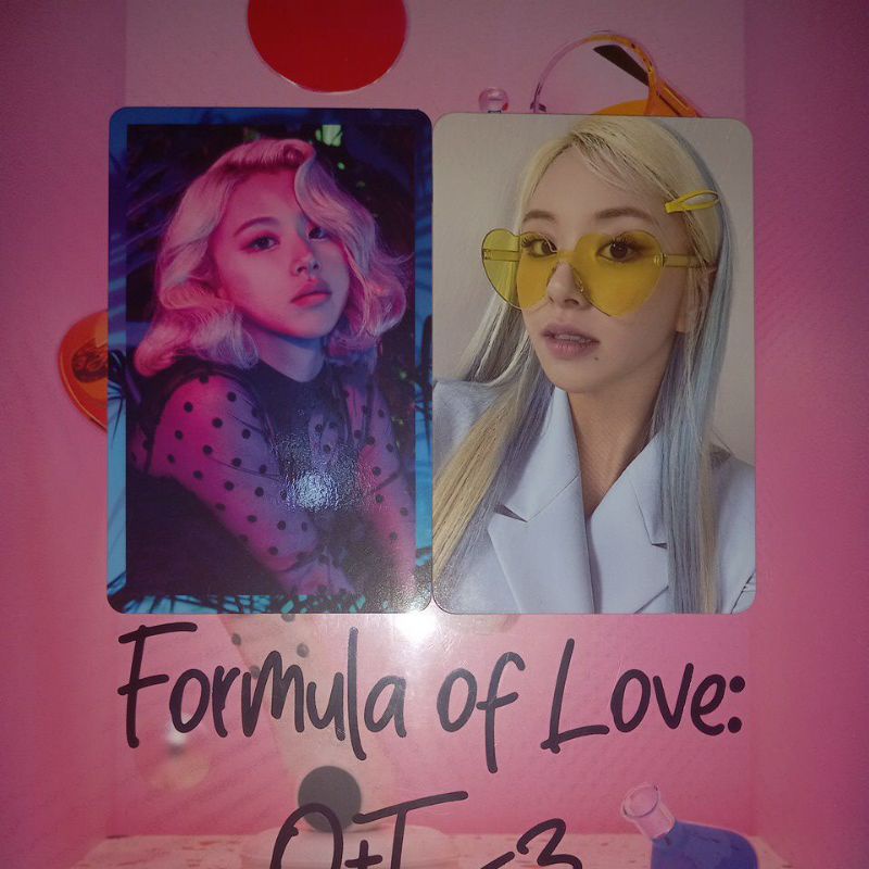 TWICE FORMULA OF LOVE FANCY RINGPOP DICON PHOTOCARDS NAYEON JEONGYEON SANA MINA DAHYUN CHAE ...