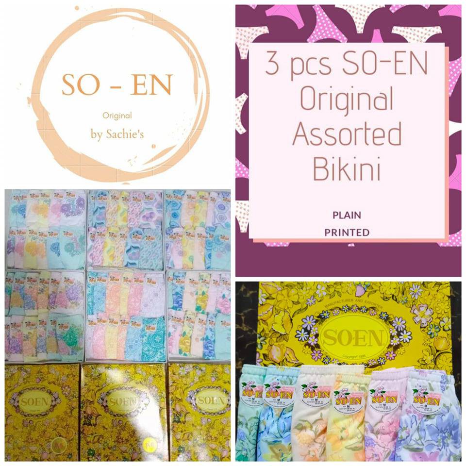 BCI Original SOEN Panty (Trendy Bikini Panty) | Shopee Philippines