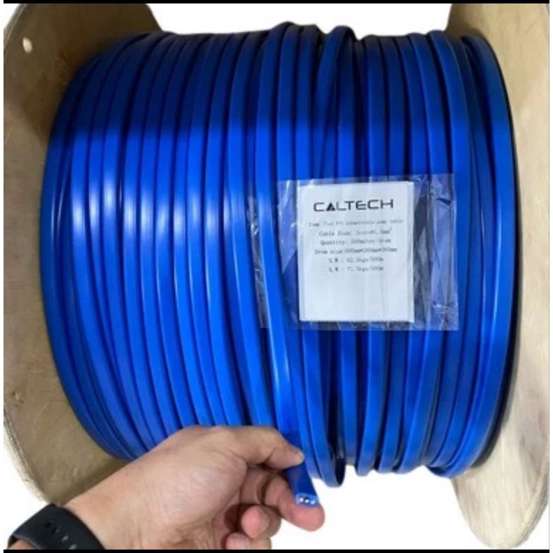 Cable 3 Core x 1.5 mm Caltech Flat Flat Blue Submersible Pump 10m ...