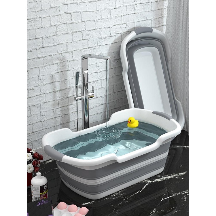 Baby Shower Baby Bath Tubs Folding Bath Tub Tab Mandi Bayi | Shopee ...