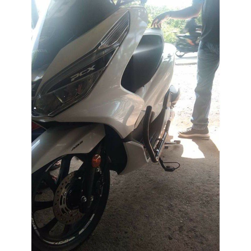 Honda PCX 160 - Half Crash Guard with Powder Coating | Shopee Philippines