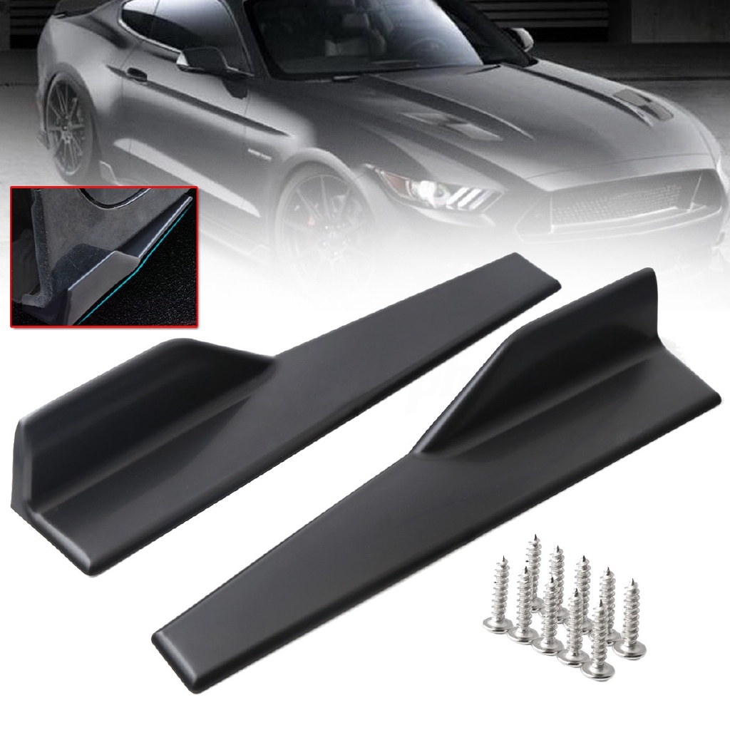 Universal Side Skirt Extension Rocker Splitters Winglet | Shopee ...