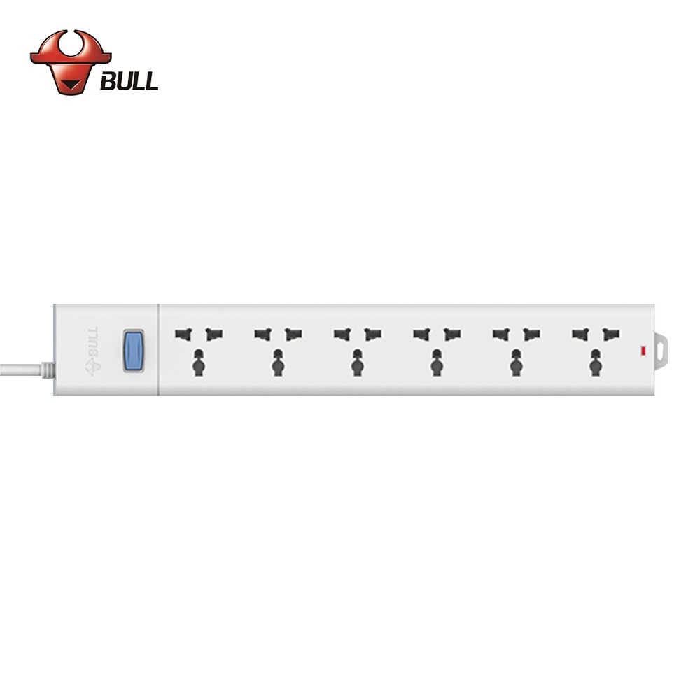 Bull Extension Socket S Series S1060 200cm Cable 6 Outlets 2500w 10A ...