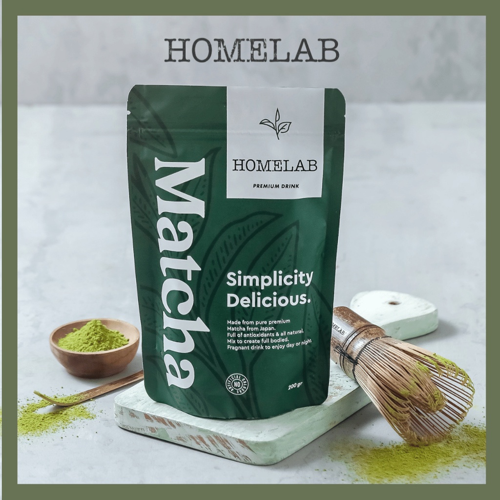 Homelab Premium Matcha Drink Powder Green Tea Matcha Powder - 200g ...