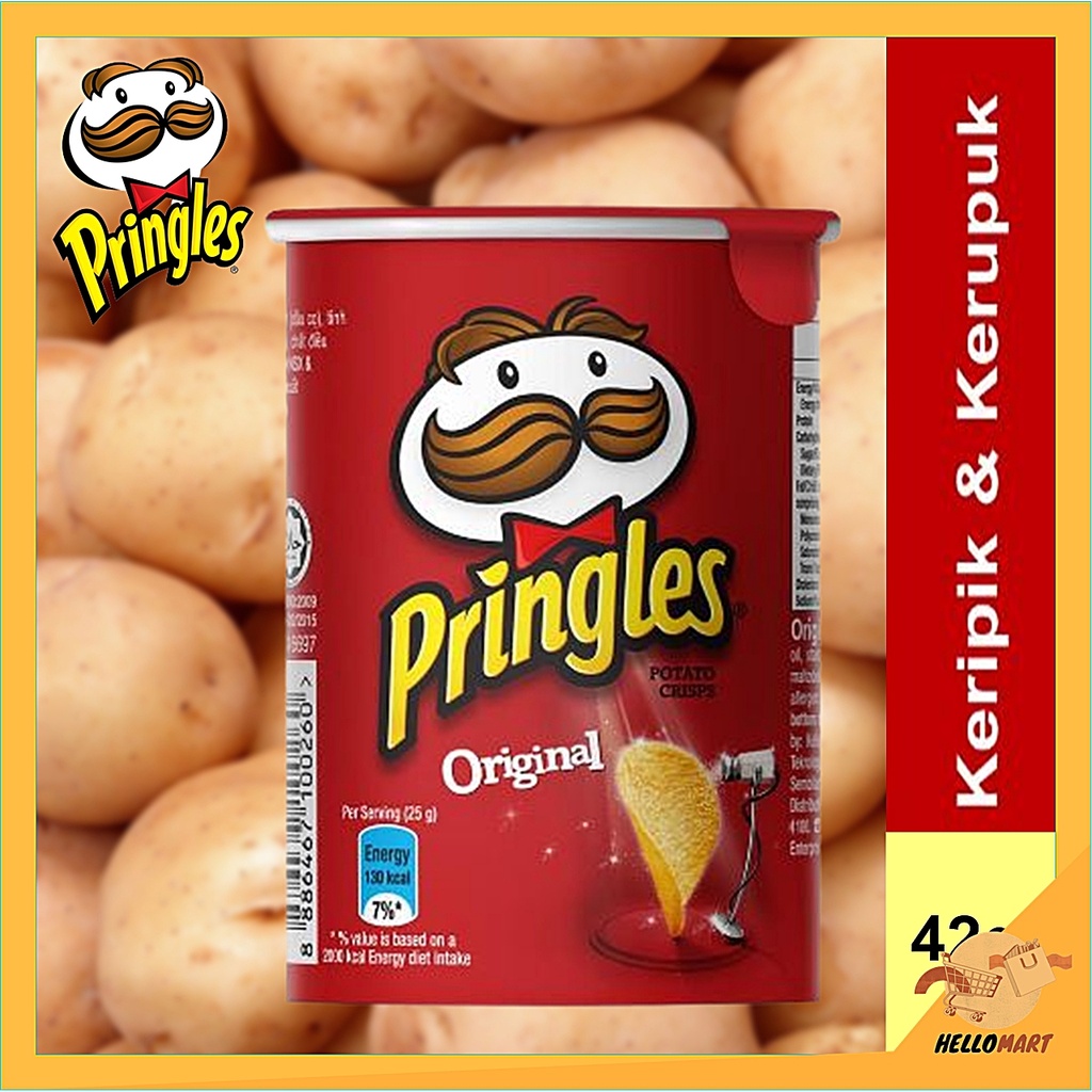 Original Pringles Original Sour Cream 42gr/Pringles Potato Chips ...