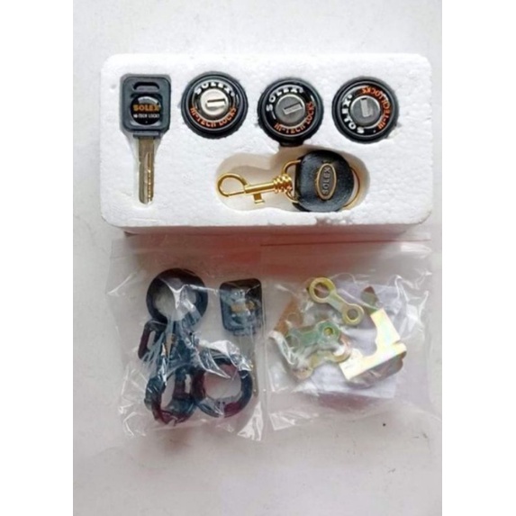 SOLEX BRAND UNIVERSAL CAR DOOR LOCK FLAT KEY GOOD QUALITY | Shopee ...