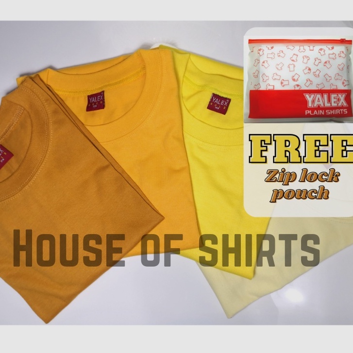 YALEX Plain TShirt - Canary Yellow, Yellow Gold, Mustard Yellow, Cream ...