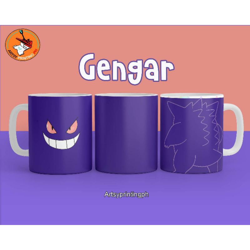 ARTSY-POKEMON GENGAR MUG | Shopee Philippines