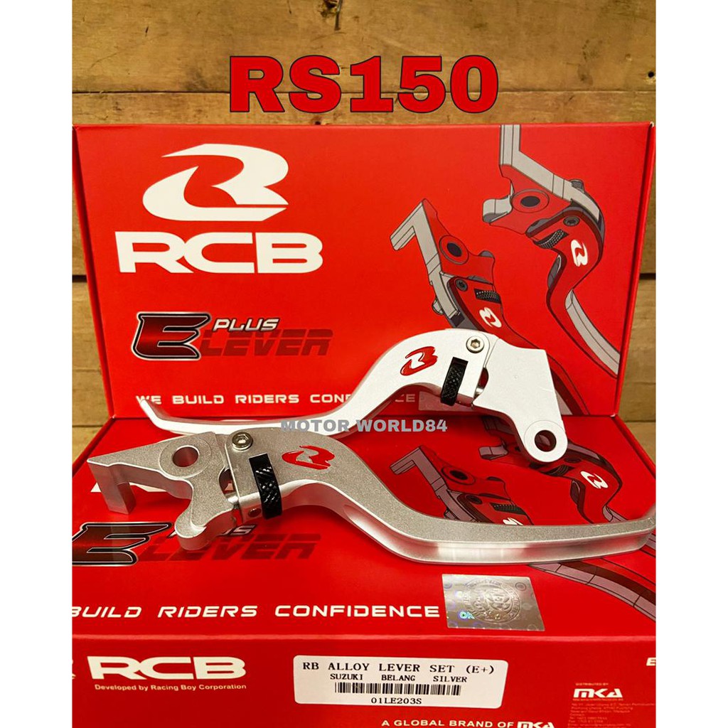 BRAKE AND CLUTCH LEVER RS150 RSX150 WINNER BELANG RCB ( E-PLUS ) LEVER SET HONDA RS150 RACING ...