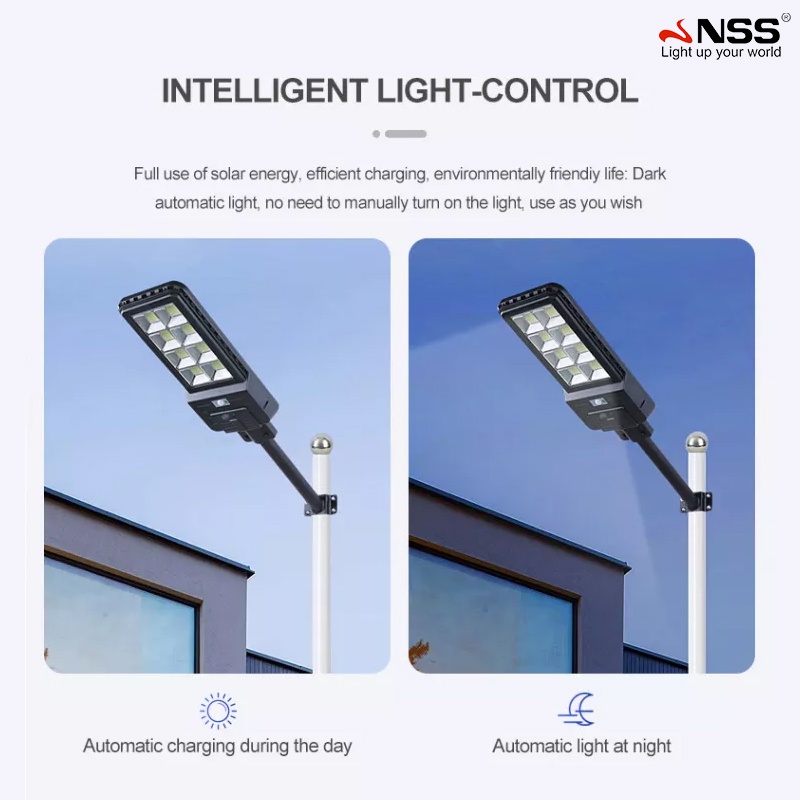 NSS Solar Street Light Outdoor Waterproof Solar Flood Light With Remote ...