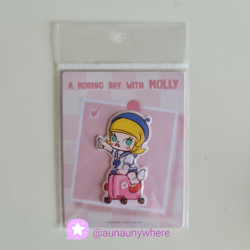 Sticker Molly Popmart A boring day with (Sold Separately) | Shopee ...