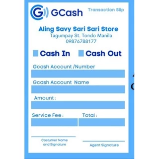 Shop gcash transaction slip for Sale on Shopee Philippines