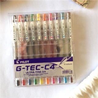 Pilot GTec 10 Color 0.4 Signpen Gel Pen Ink C4 Set Gtech G-tec | Shopee ...