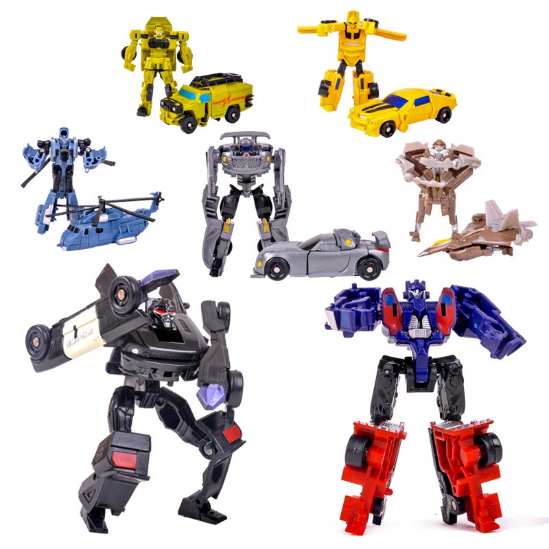 Robot toy that transforms into a Mini car 9 Models - Transformer car ...
