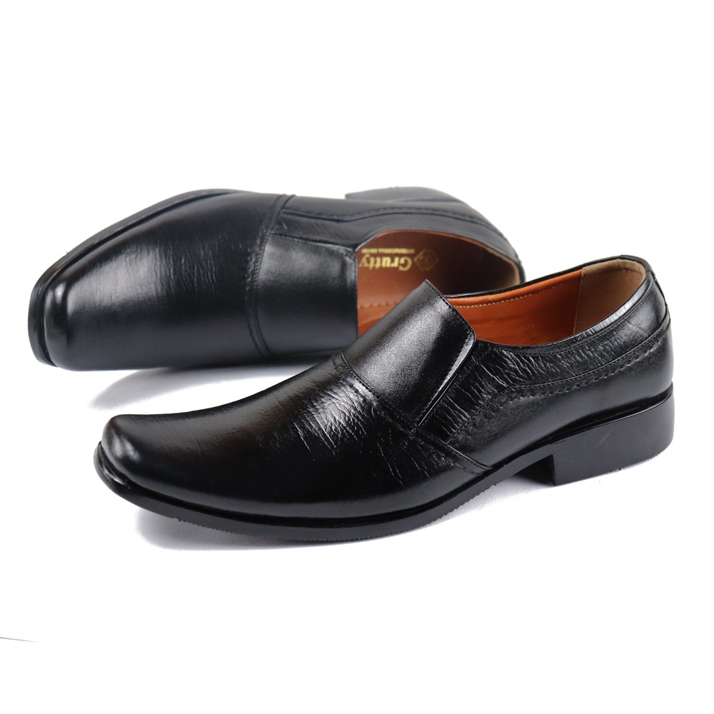Men's Formal Shoes Pantofel Shoes Men Model Slip On Genuine Leather ...