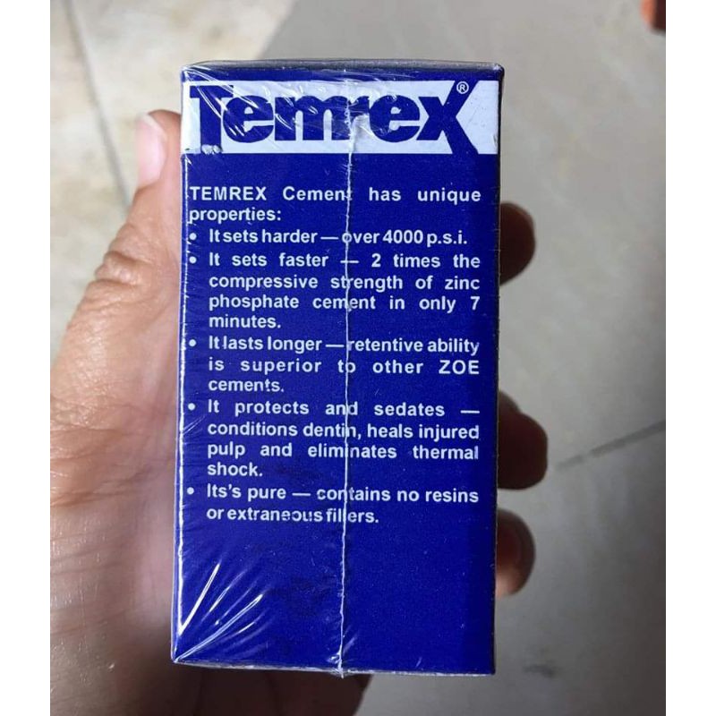 Temrex Zinc Oxide Eugenol Cement | Shopee Philippines