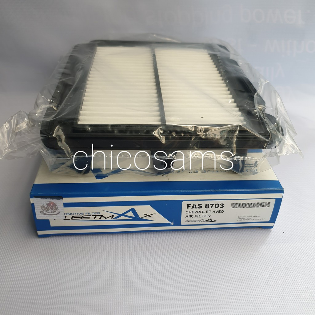 FLEETMAX Air Filter FAS8703 Chevrolet Aveo 2005-2013 | Shopee Philippines