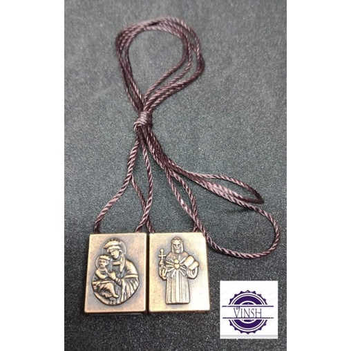 SHOP AT VINSH Metal Scapular | Shopee Philippines