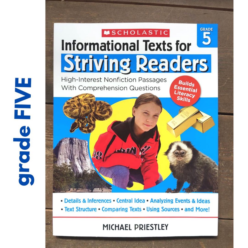Scholastic: Informational Texts for Striving Readers (Grade 5) | Shopee ...