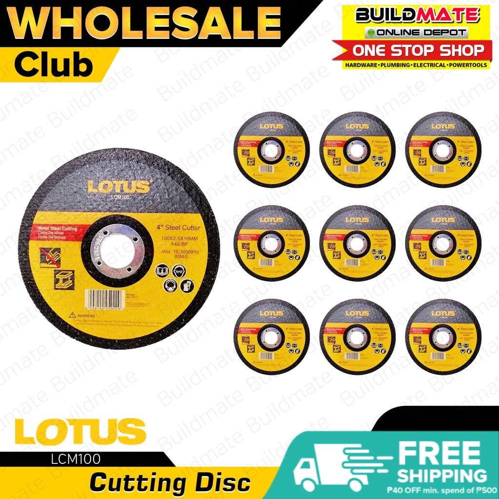 [WHOLESALE] (10PCS) LOTUS Steel Cutter Cutting Grinding Disc 4 ...