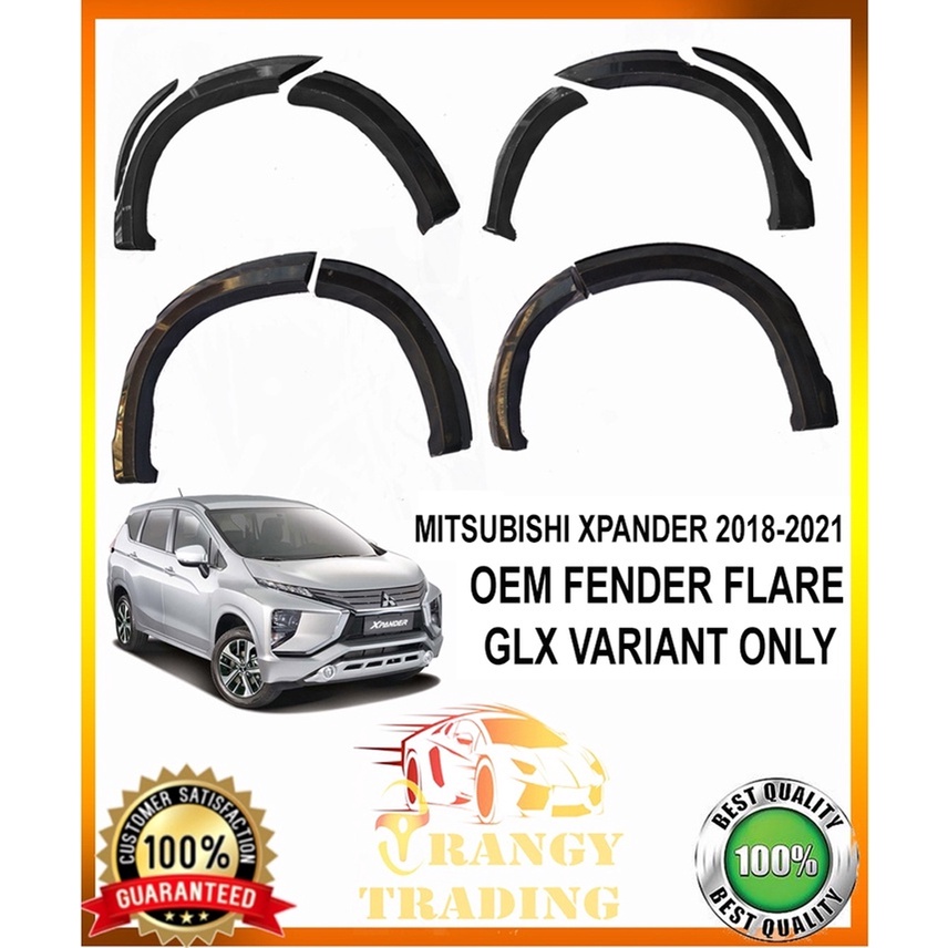 Mitsubishi Xpander 2018 to 2021 GLX VARIANT OEM Fender Flare 2019 2020 ...