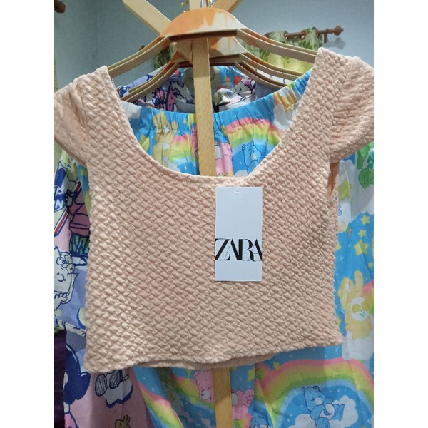 Fashion crop top Zara label | Shopee Philippines