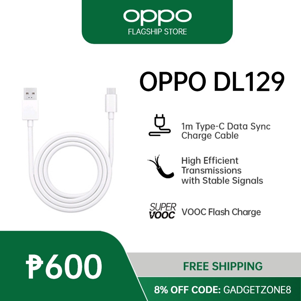 OPPO Data Transmission Charging Cable 1m Android Original Authentic ...