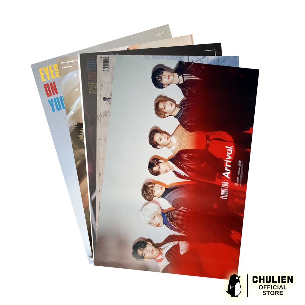 [Official Poster] GOT7 Assorted Posters (Free Poster Tube) | Shopee ...