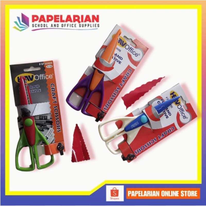 KRAFT SCISSORS HBW ZIGZAG/CURVE STYLES | Shopee Philippines
