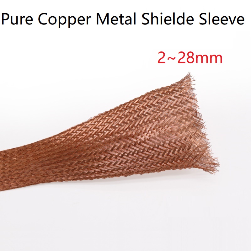 2~28mm Pure Copper Braided Sleeve Expandable Metal Sheath Screening ...