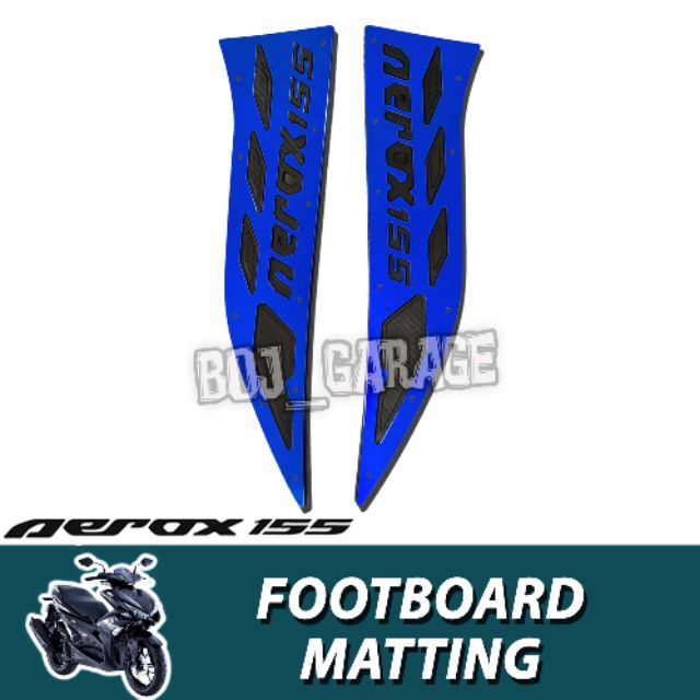 Aerox V1 Footboard Matting (Blue) | Shopee Philippines
