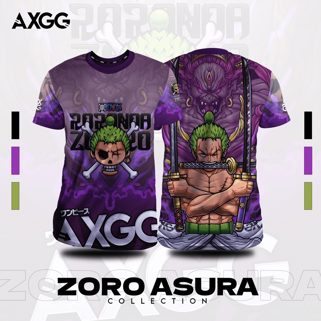 AXGG ' One Piece - Zoro Asura ' T-Shirt | Shopee Philippines