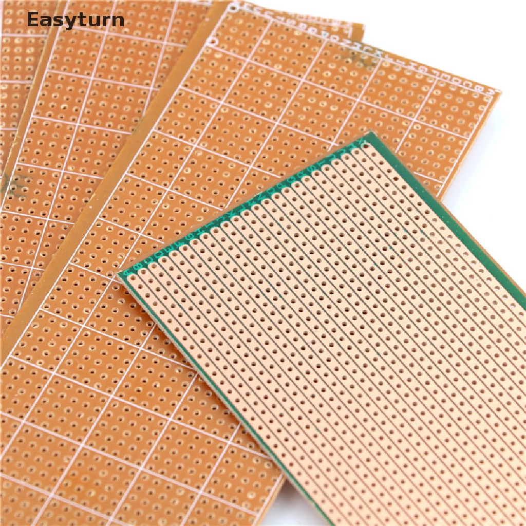 Easyturn 5 Pcs 6.5x14.5cm Stripboard Veroboard Uncut PCB Platine Single ...