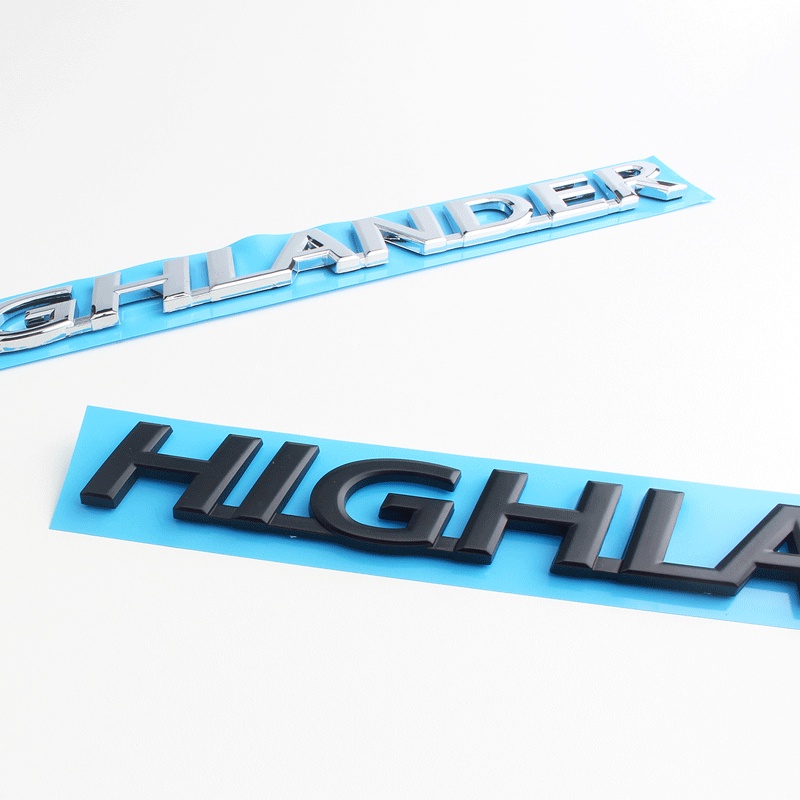 For Toyota Highlander 2015-2018 Car Logo Logo Car Logo HIGHLANDER ...