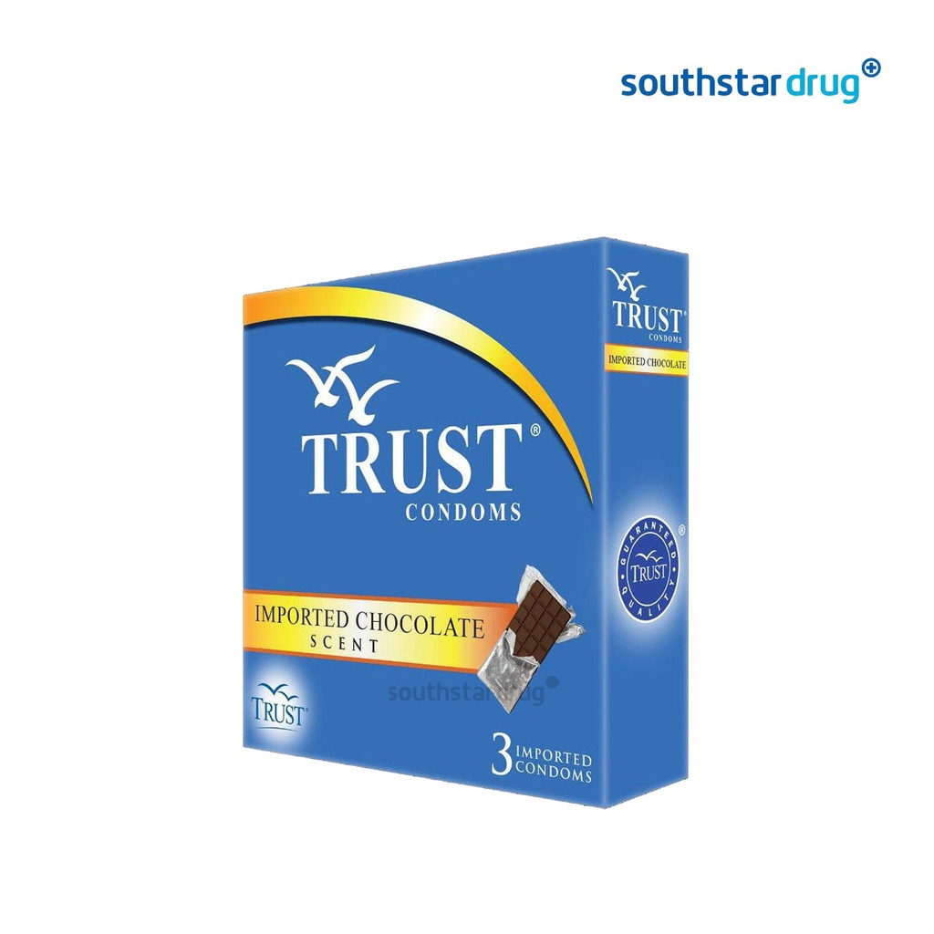Trust Imported Chocolate Scents Condom - 3s | Shopee Philippines